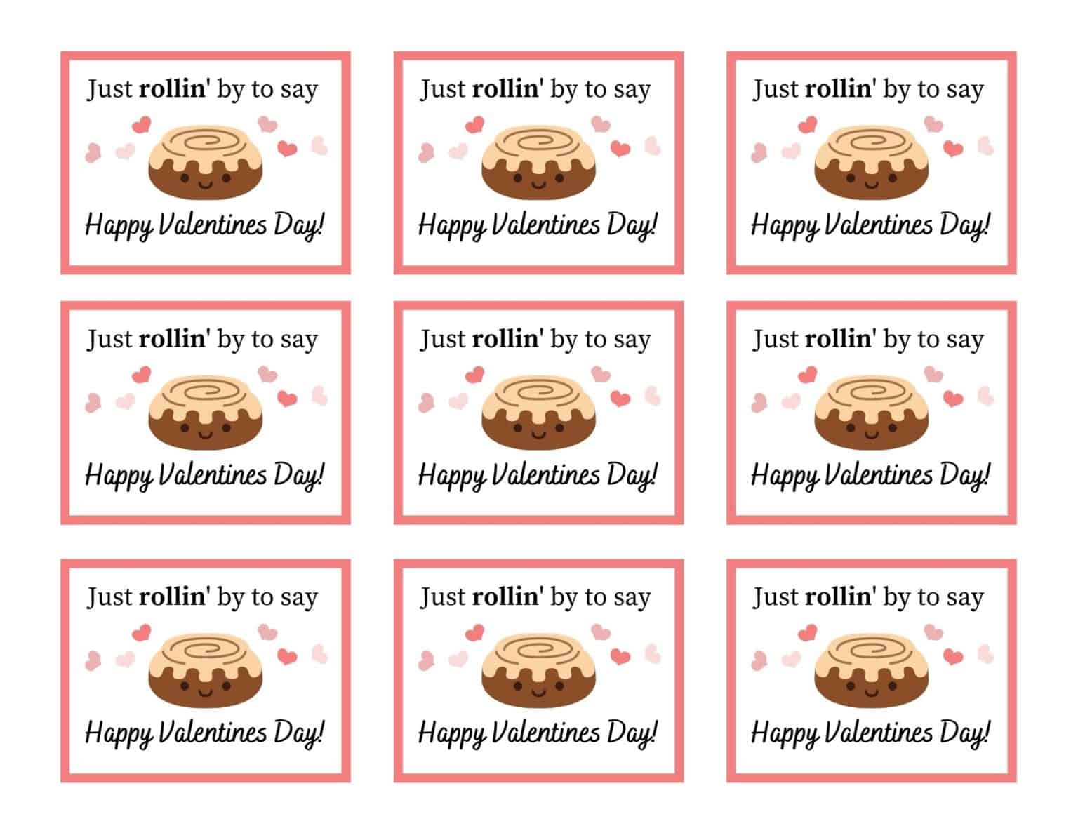 Valentine's Day Sweet Treats Printable - Simplify the Holidays