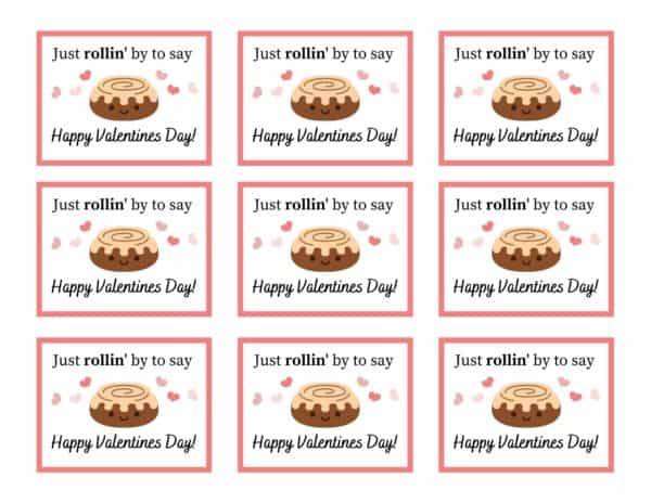 Valentine's Day Sweet Treats Printable - Simplify the Holidays