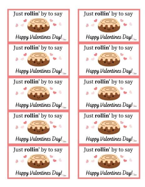Valentine's Day Sweet Treats Printable - Simplify the Holidays