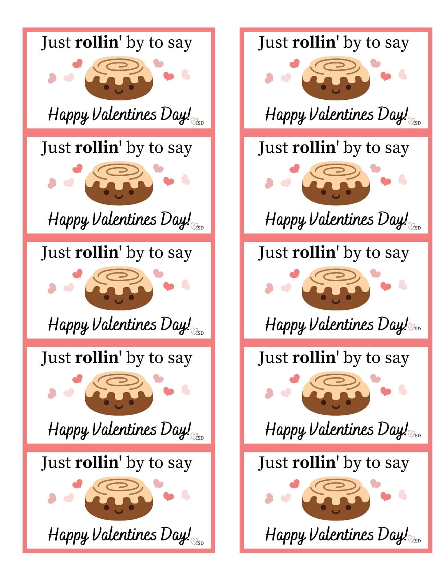 Valentine's Day Sweet Treats Printable - Simplify the Holidays