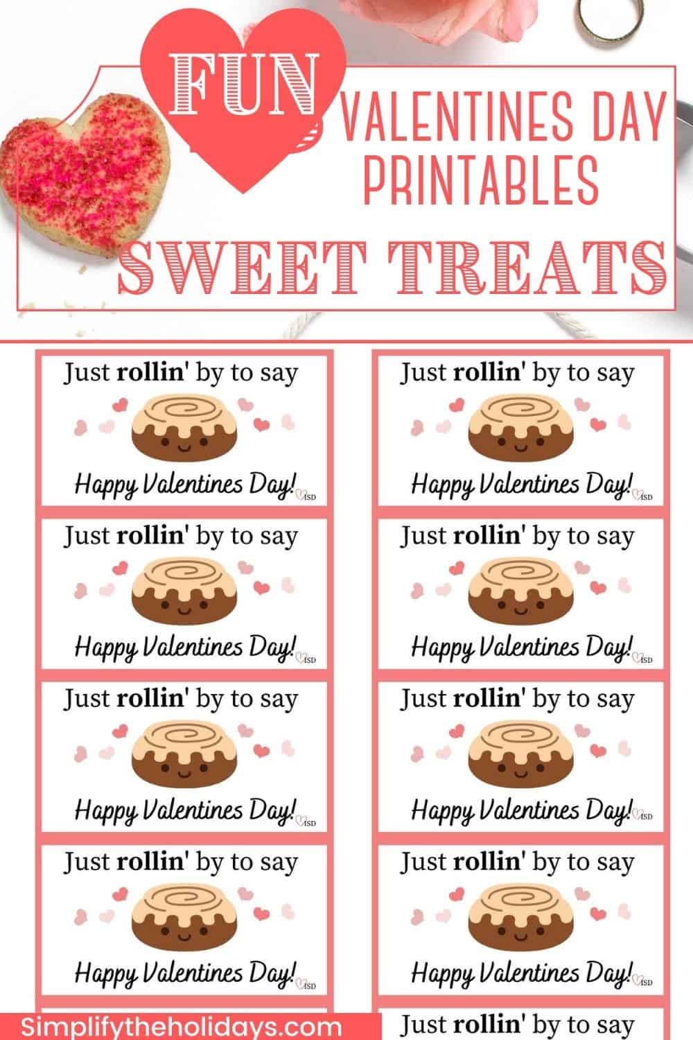 Valentine's Day Sweet Treats Printable - Simplify the Holidays